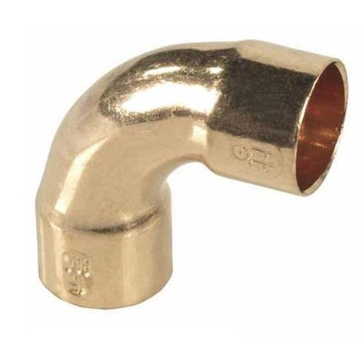 28mm Copper Pipe 90 Deg Elbow Bow Fitting Connector Solder Female x ...