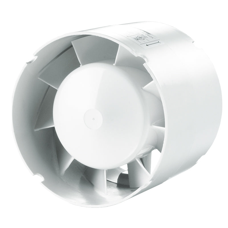 Standard 125mm Axial Inline System Ventilation Duct Extractor Fan ...