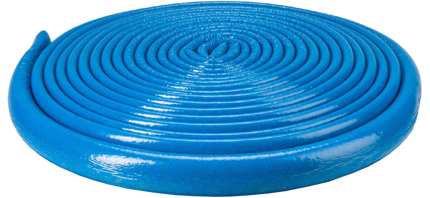 10m Long Blue 22mm Extra Strong Pipe Foam Insulation Lagging Wrap 6mm ...