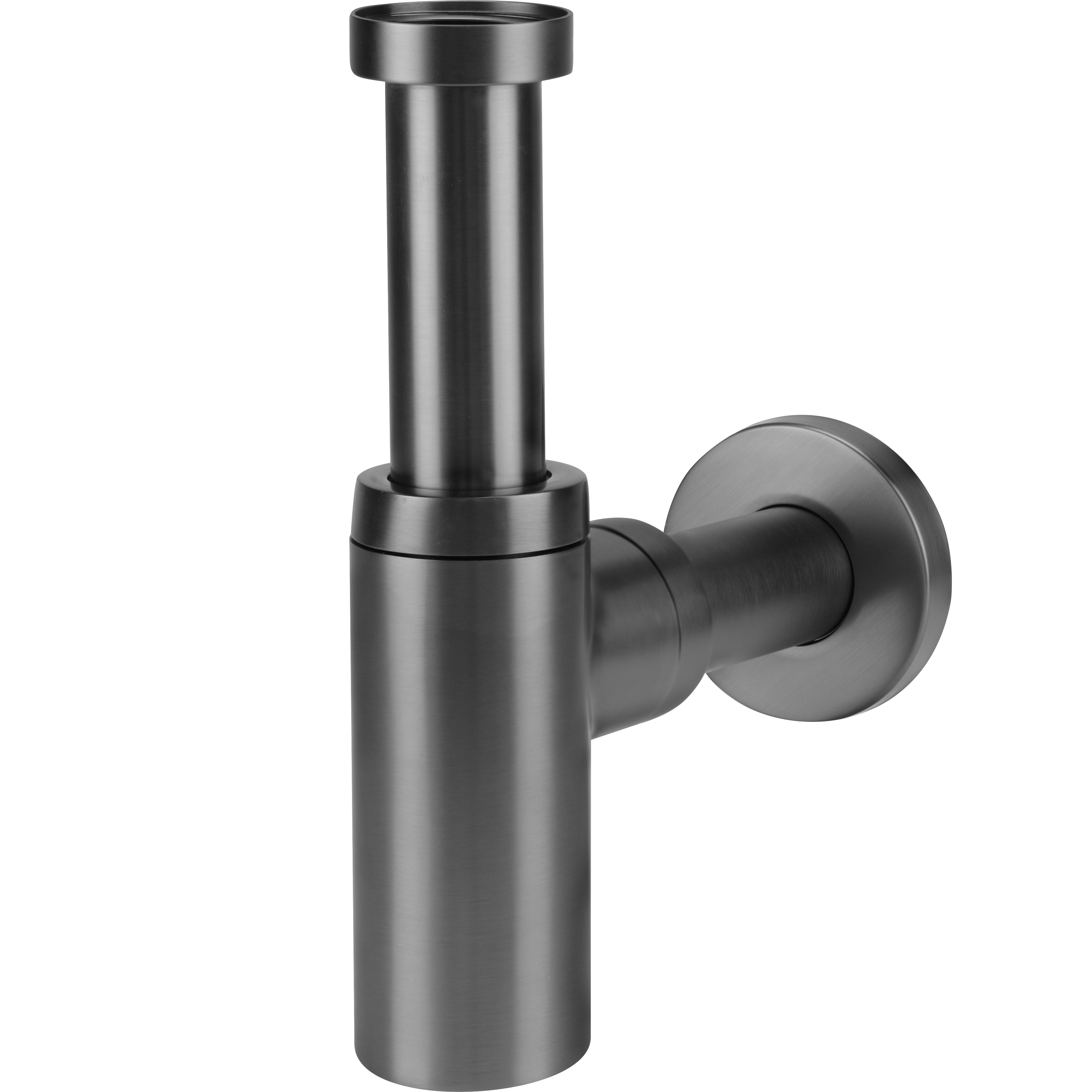Graphite Colour Finished Bathroom Basin Drain Waste Bottle Sink Outlet ...